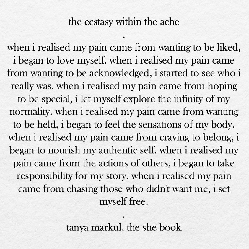 Tanya Markul Poem That Says So Much - Allison Crow